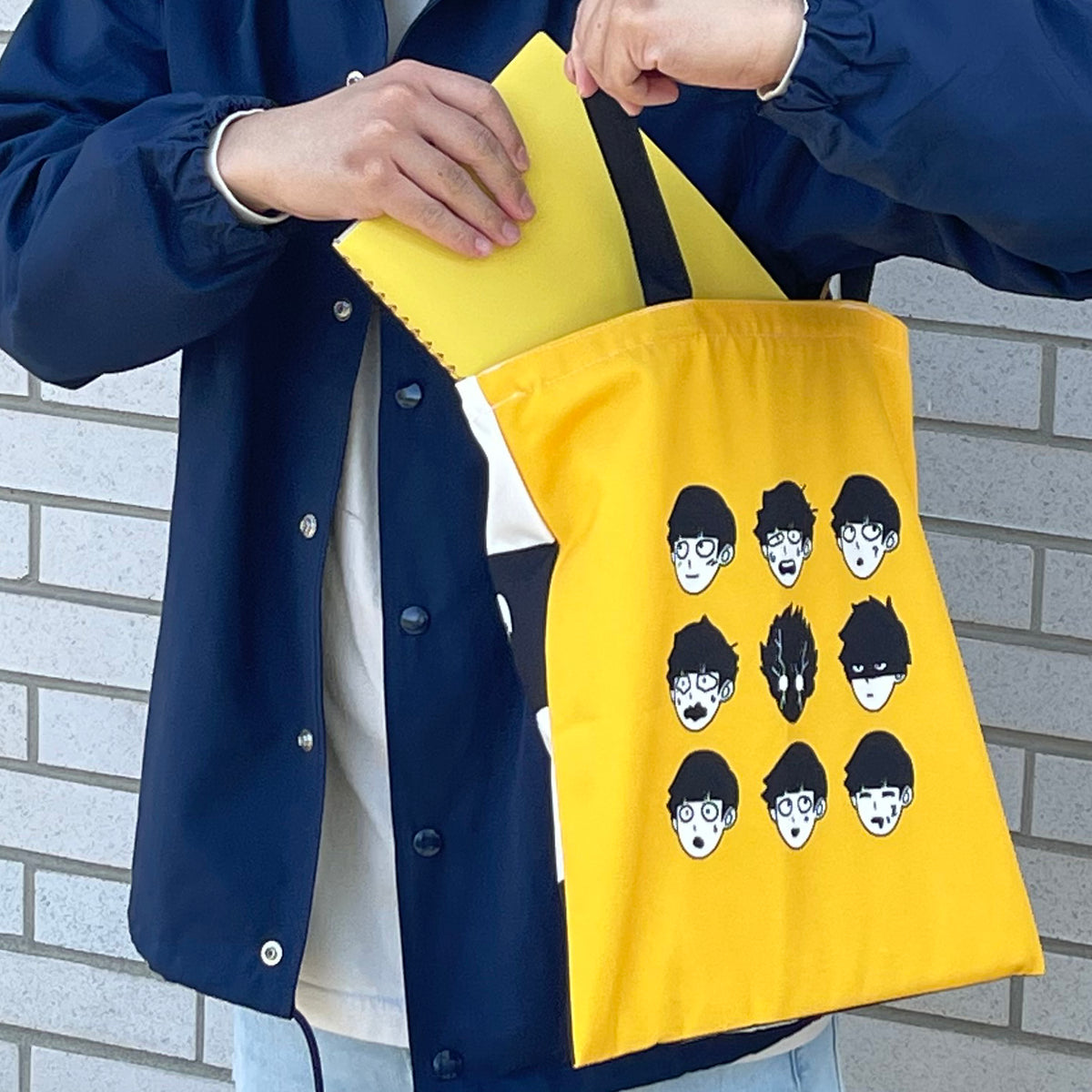 YELLOW MOB | Double Sided Zipper Tote – innkbean